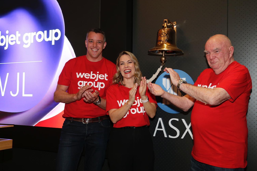 Webjet Group Limited Makes Debut on the ASX. | Webjet Group